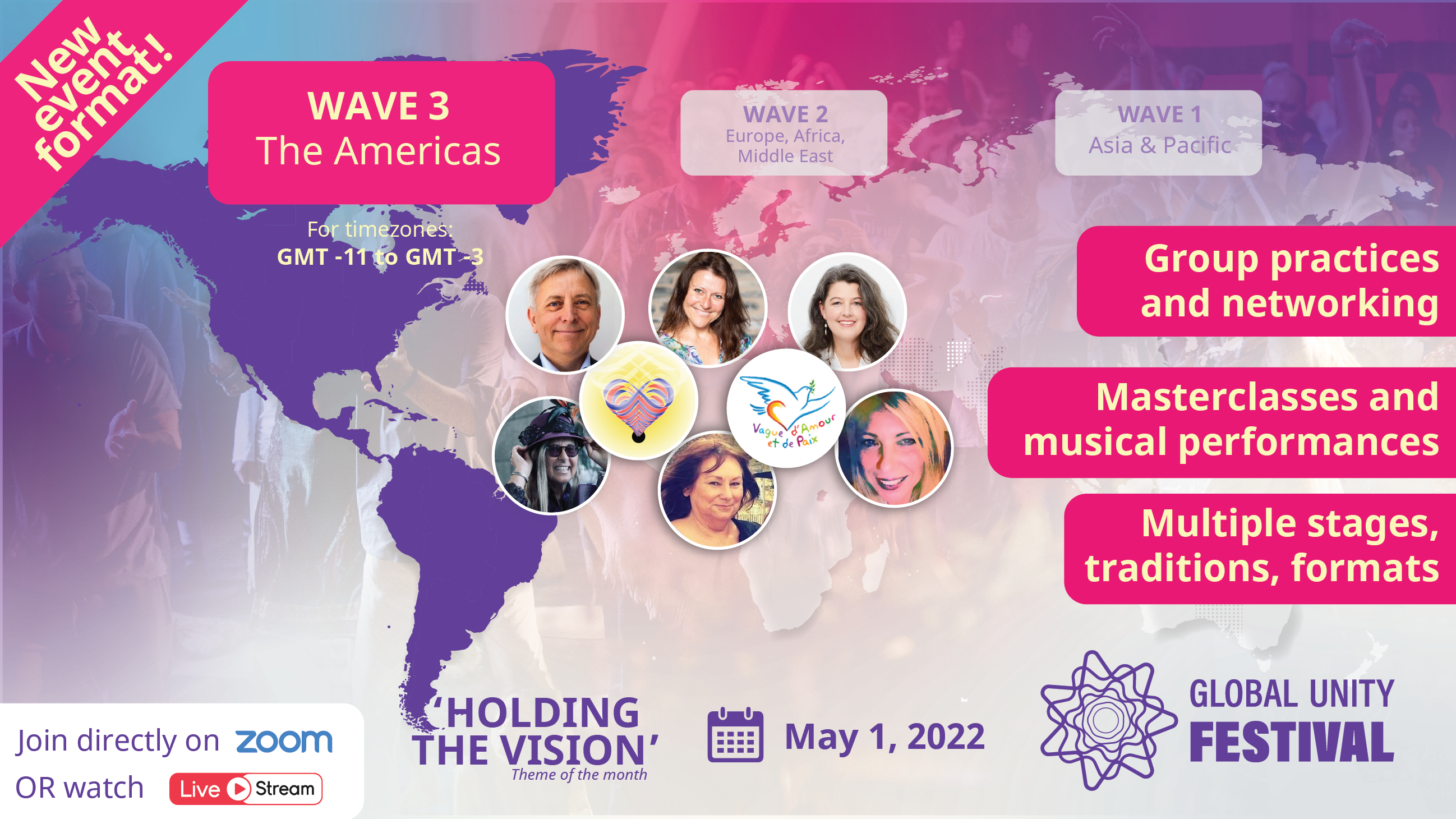 Wave 3 – Central Stage – May 1 - Global Unity Festival